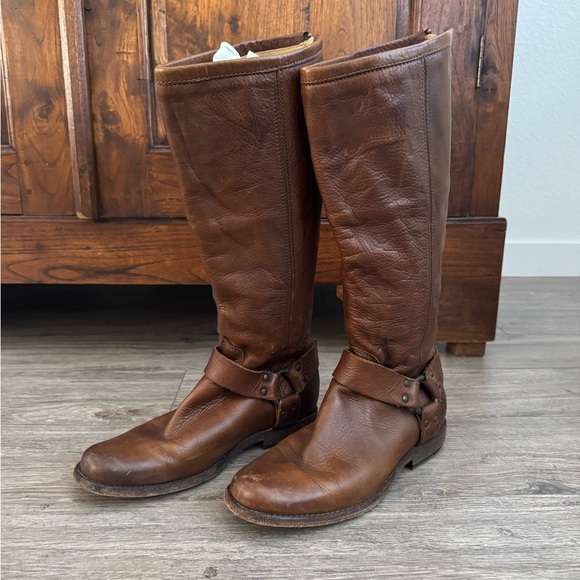 Frye | Shoes | Frye Phillip Harness Tall Boots | Poshmark